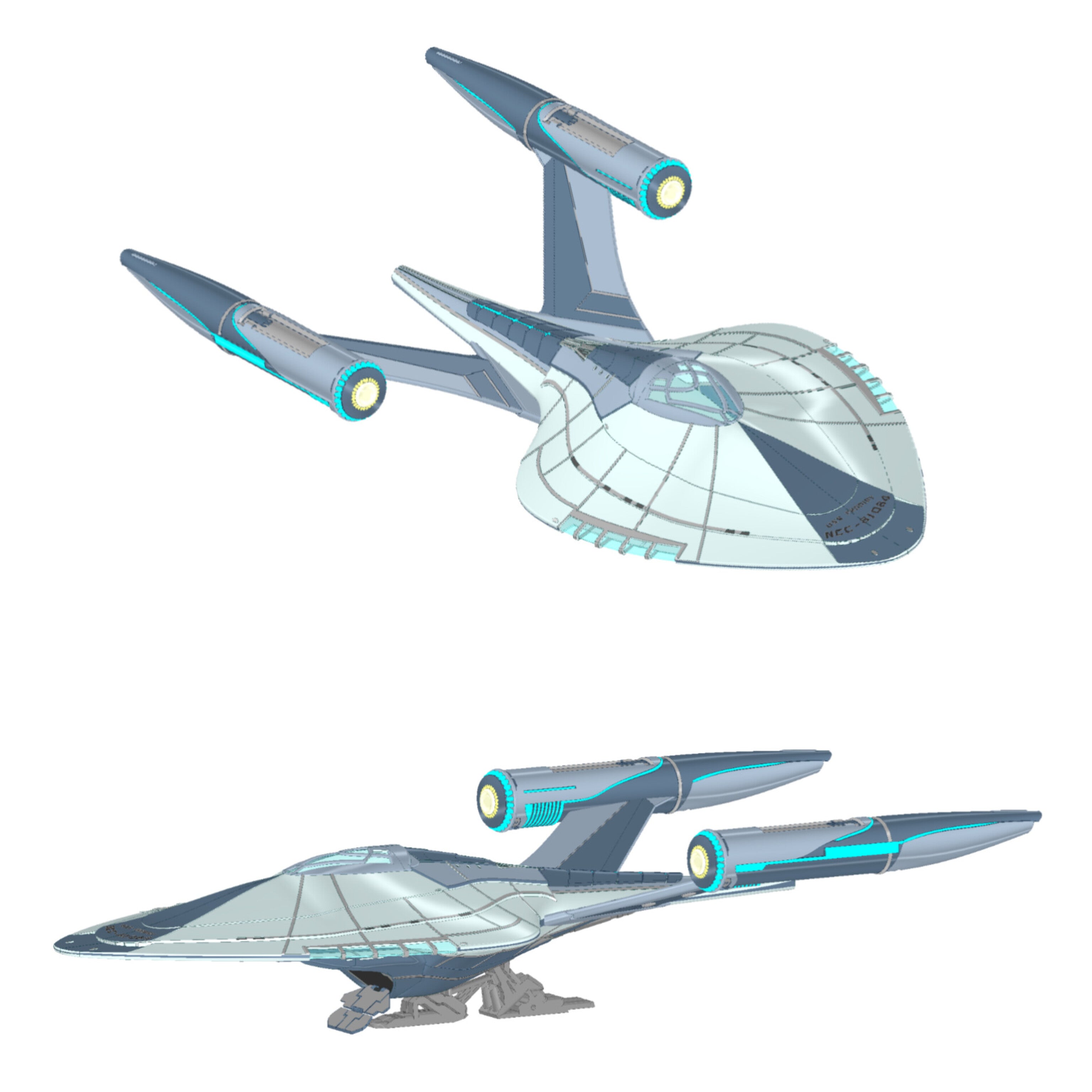 USS Prodigy / USS Protostar Functional Scale Model | Star Trek Prodigy ...